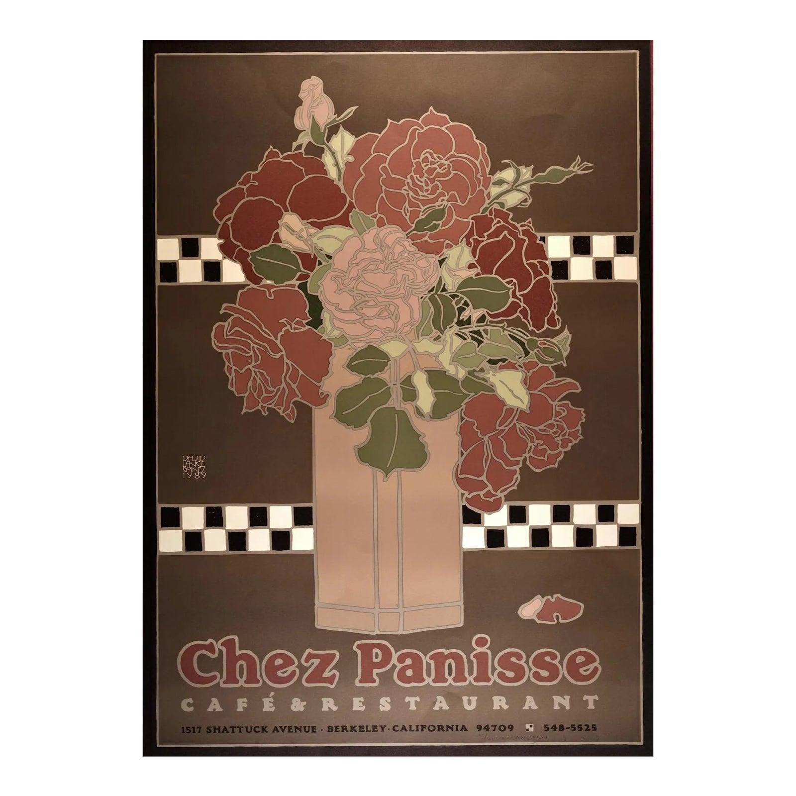 Chez Panisse Restaurant Birthday Celebration: Original Goines Graphic ...