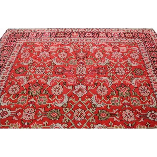 1930s Old Russian Shirvan Area Rug 4’3″ X 6’7″ | Chairish