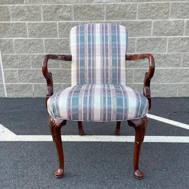 20th Century Thomasville Queen Anne Cherry Shepherd's Crook Occasional ...