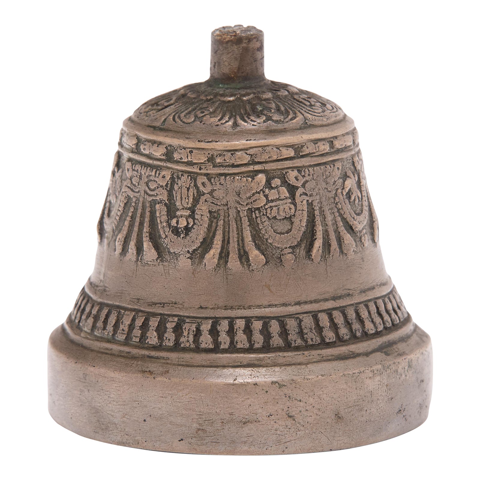 Early 19th Century Tibetan Bronze Prayer Bell | Chairish