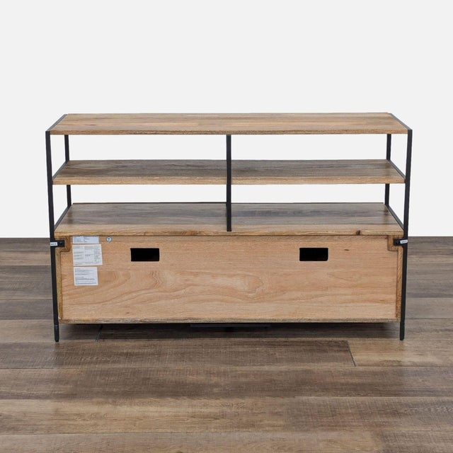 West Elm Industrial Modular Media Console | Chairish