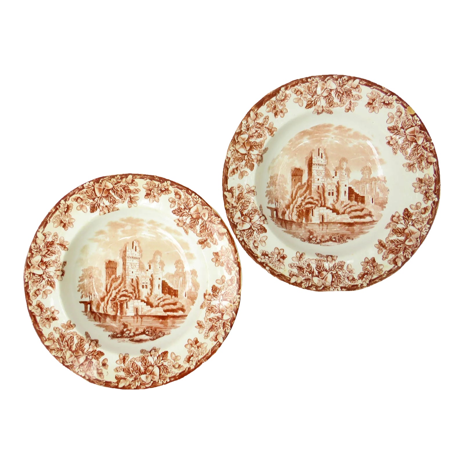 19thC, C.1880 Antique English Staffordshire Copeland / Spode Acora ...