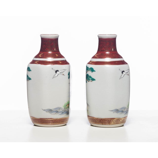 Antique Japanese Kutani Tozan Meiji-Era Hexagonal Gilded Porcelain ...