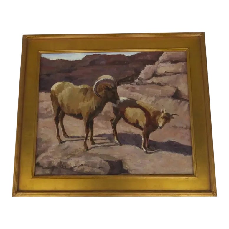 "Spring Rituals" Contemporary Oil Painting of Two Colorado Rams by ...