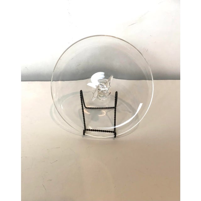 Stuben Modern Art Glass Dish Horderve/Pastry Platter | Chairish