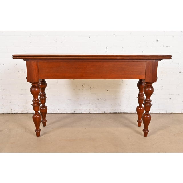 Baker Furniture Colonial West Indies Carved Mahogany Console Table ...