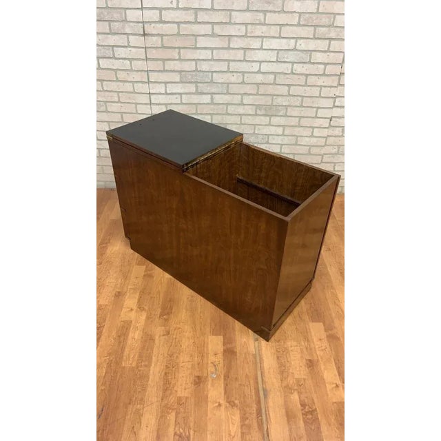1960s Vintage Mid Century Modern Campaign Style Lift Top 3 Drawer ...