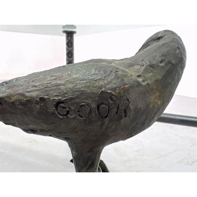 Ilana Goor Iron And Glass Coffee Table Chairish