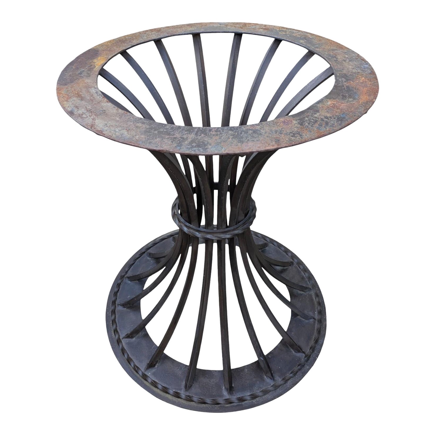 90's Kreiss Trieste Collection Indoor/Outdoor Iron Rod Cinched Sheif ...