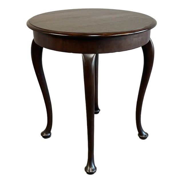 1930s Austrian Queen Anne Styled Side Table | Chairish