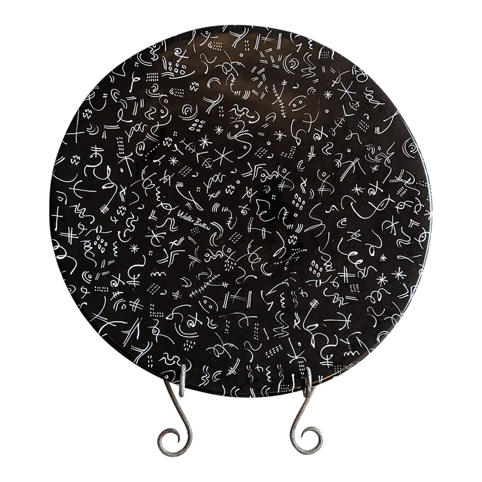 Walter Battiss Plate for Mervyn Gers Studio | Chairish