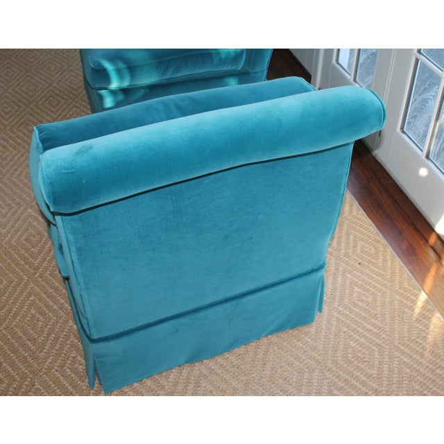 Velvet Slipper Chairs | Chairish