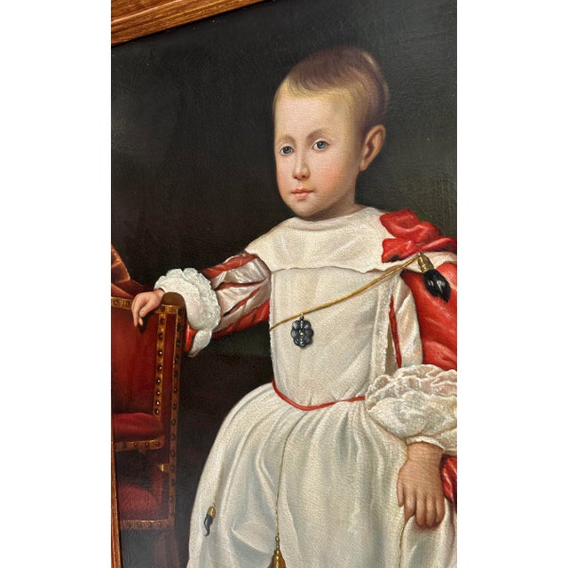 17th C Style Prince Prospero Portrait Oil Painting | Chairish