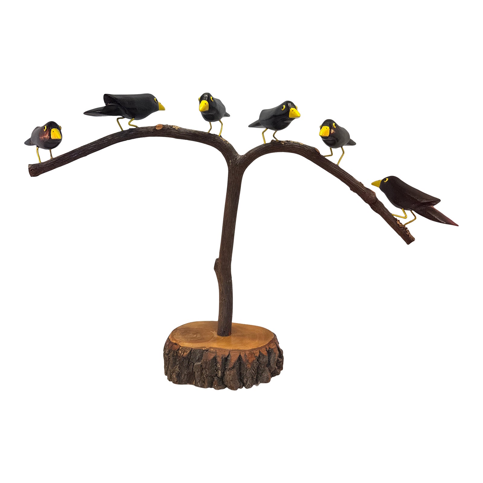 Folk Art Birds by Lonnie & Twyla Money | Chairish