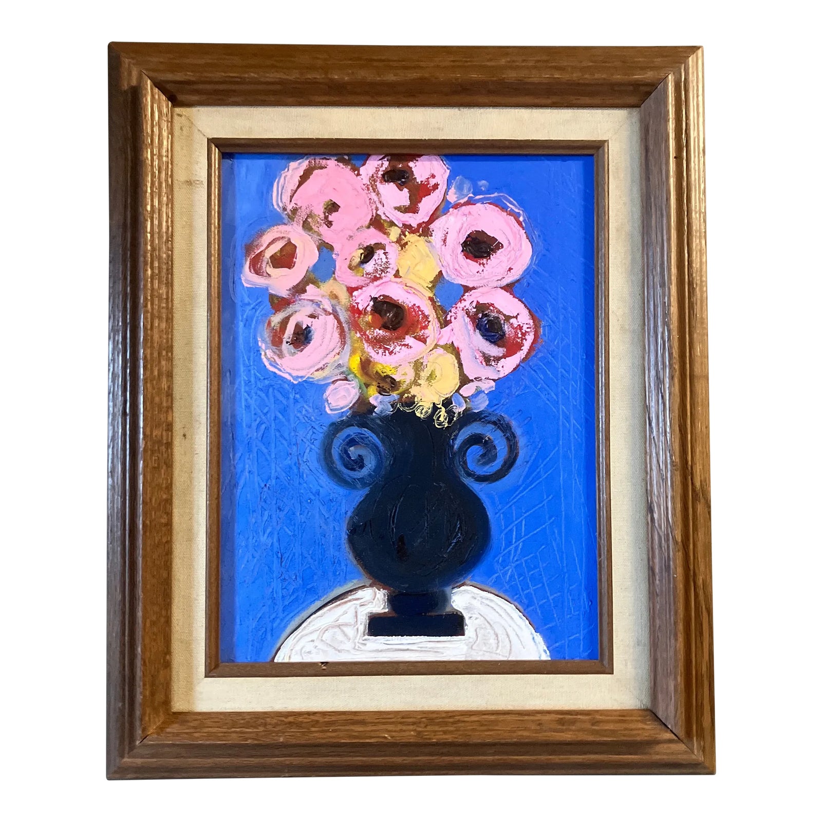 Contemporary Original Alexandra Brown Abstract Floral Still Life ...