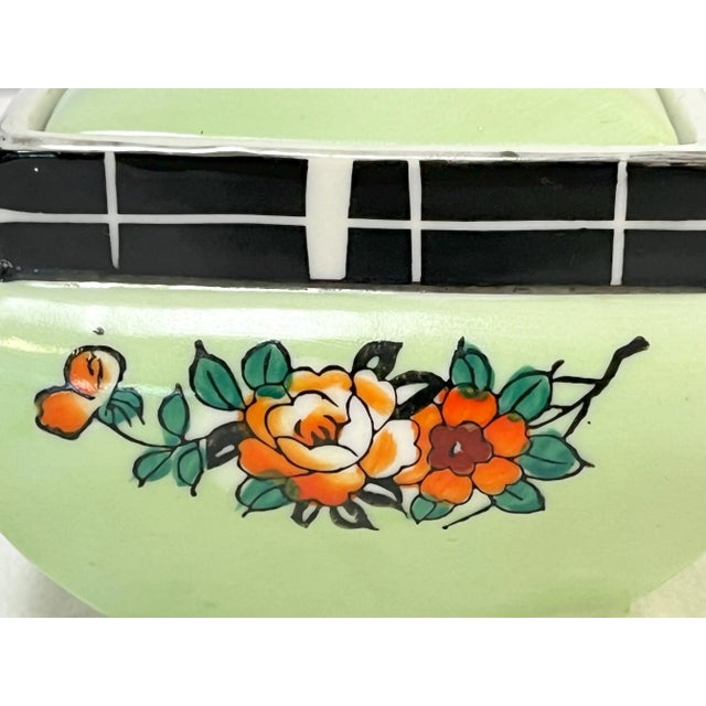 Early 1900's Hand Painted Porcelain Box Made in Japan | Chairish