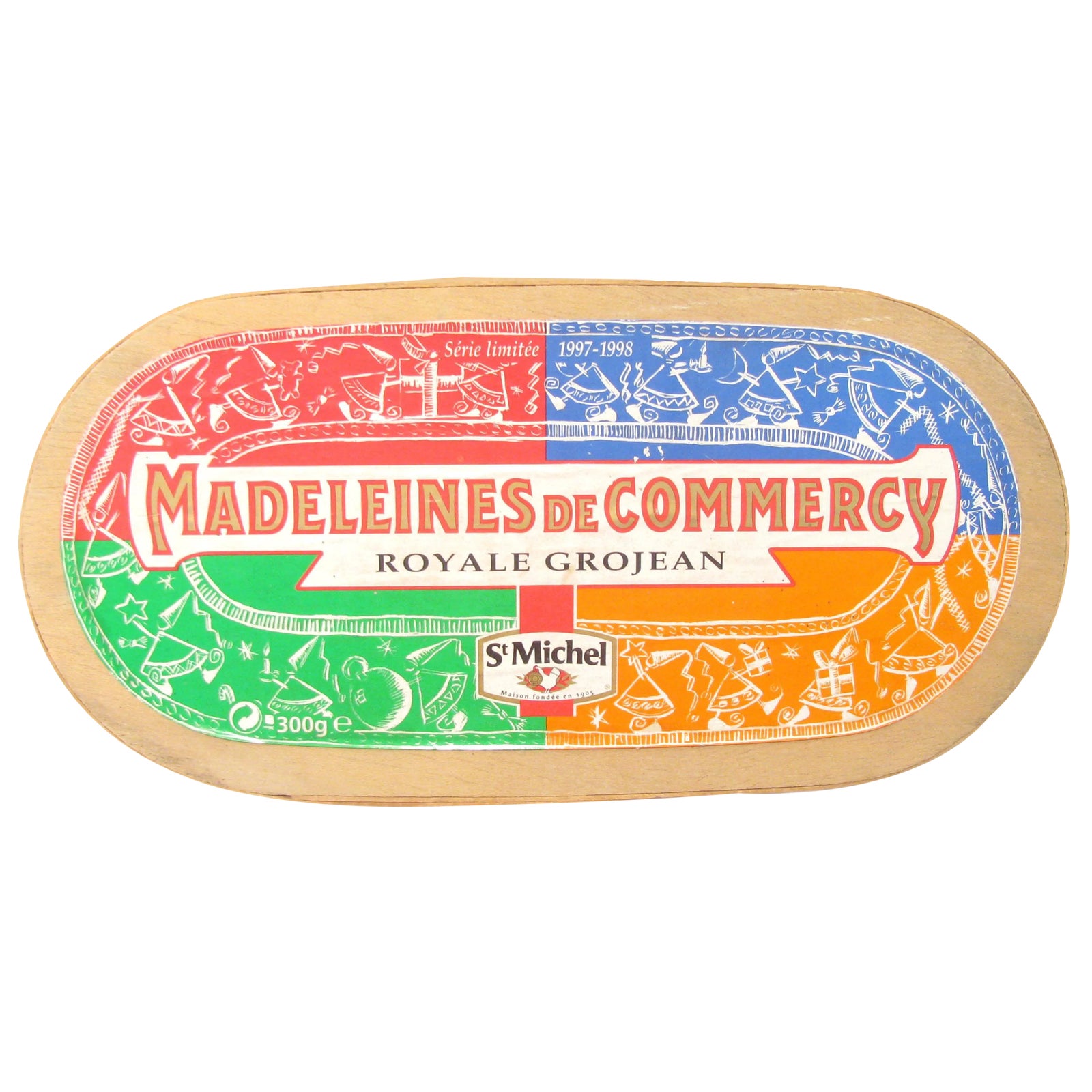 Vintage French Madeleine Box | Chairish