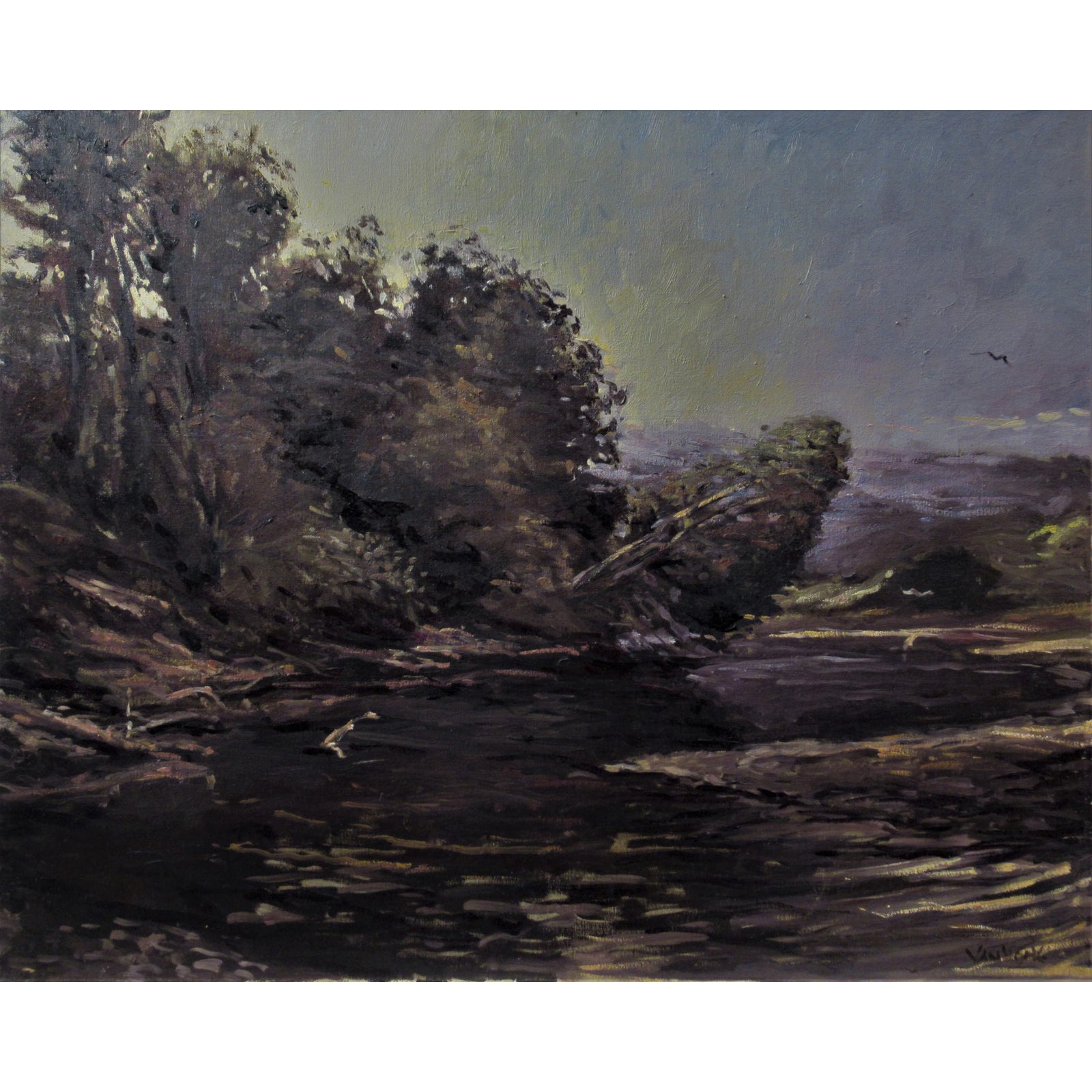 George Van Hook, Landscape with Lake | Chairish