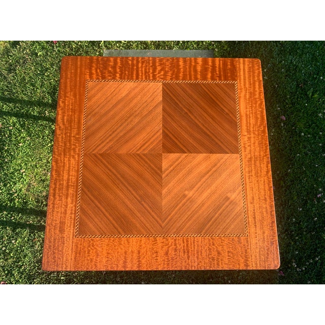 1930s Castlewood Deluxe Art Deco Folding Card Table. | Chairish