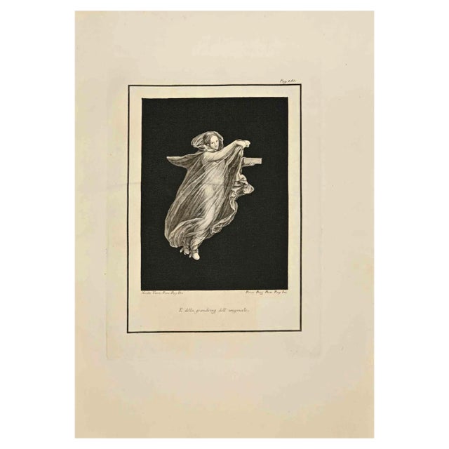 Roccus Pozzi, A Bacchante Holding a Box, Etching, 18th Century | Chairish
