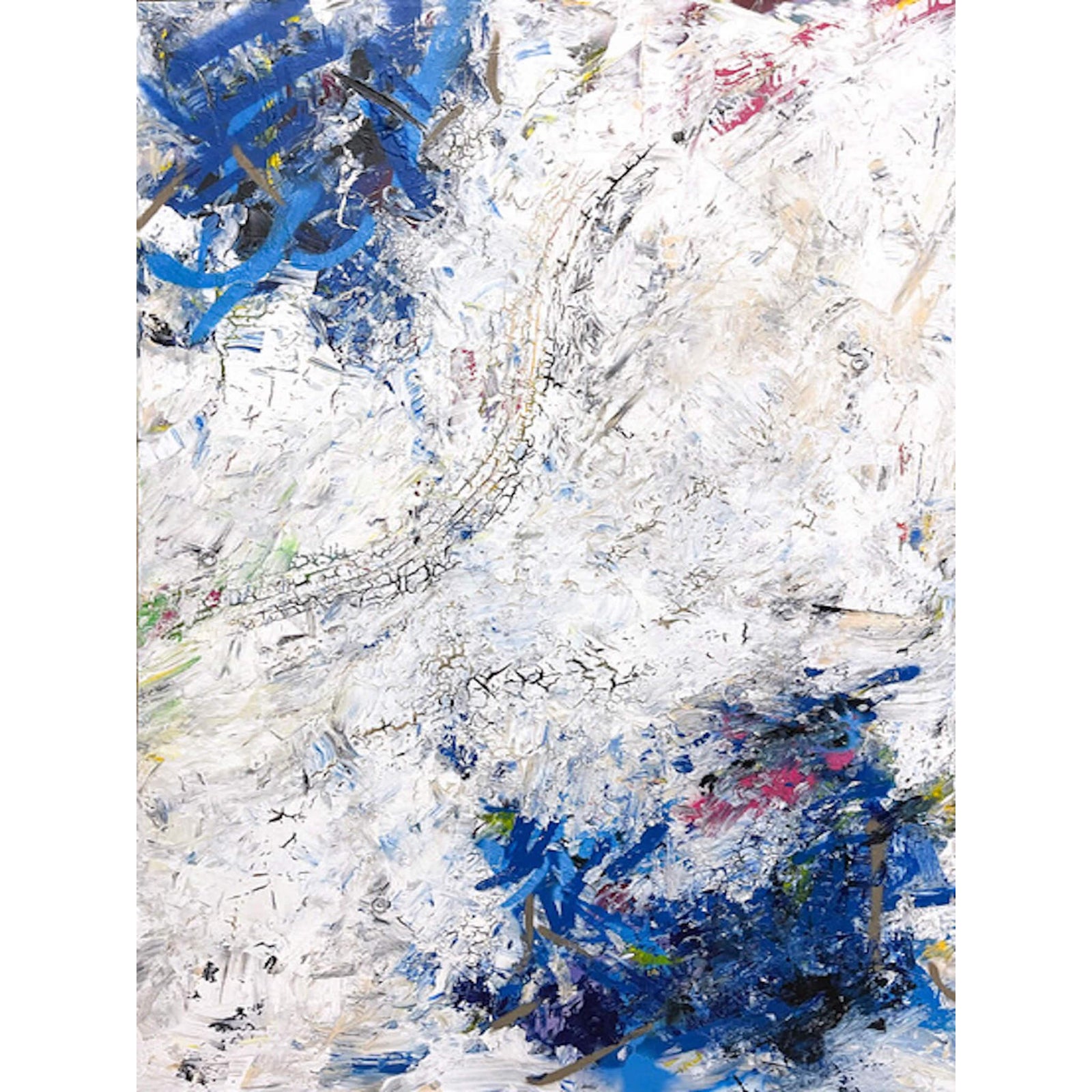 Underneath It All Original Abstract Acrylic Painting by John Beard ...