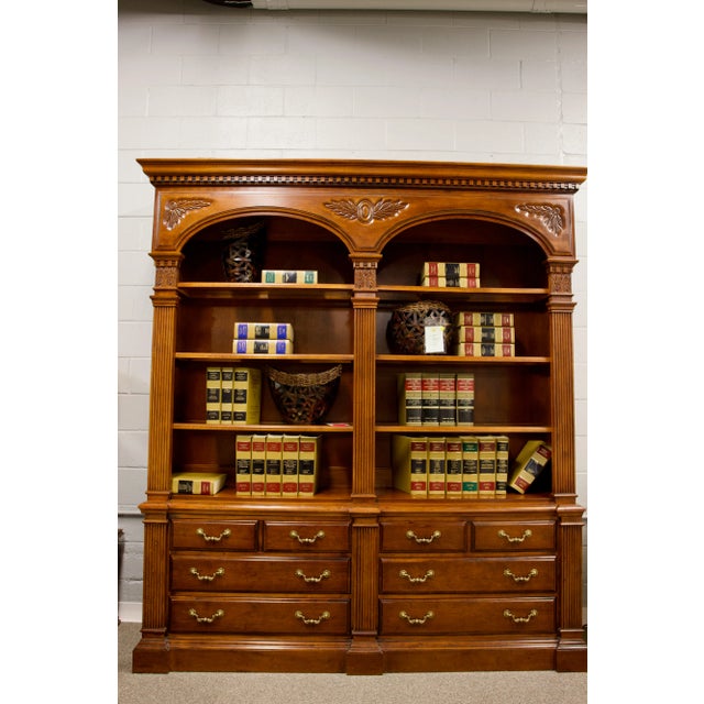 Hickory White Bookcase | Chairish