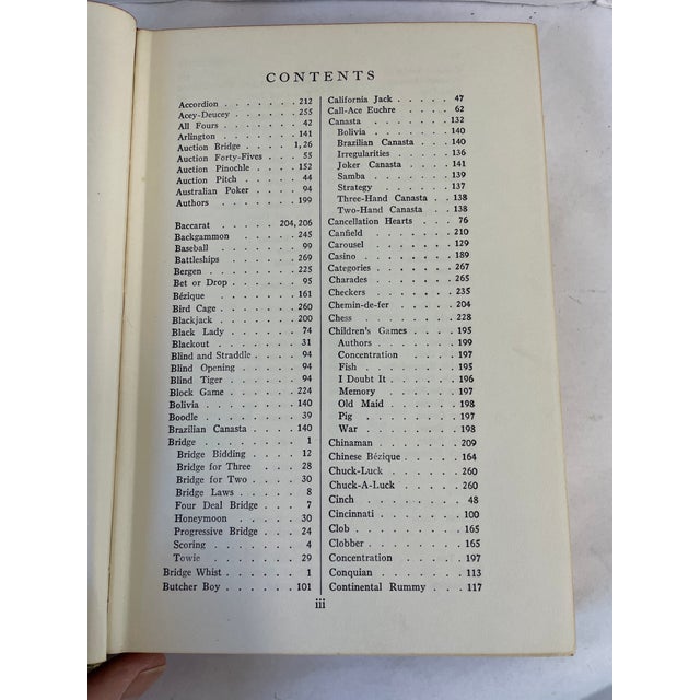 1959 Hoyle Official Rules For All Important Games Book Chairish