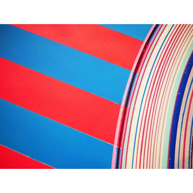 2022 "Love Like Blood" Contemporary Colorful Concentric Circle Abstract ...