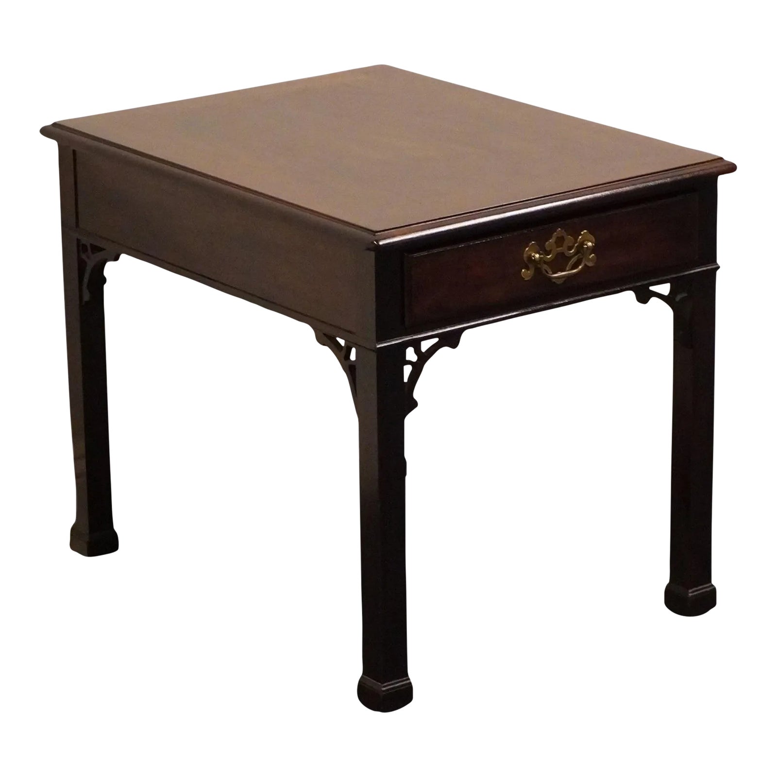 Henredon Furniture Solid Mahogany Traditional Style 21" Accent End ...
