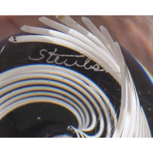 Steuben Glass Twist Paperweight | Chairish