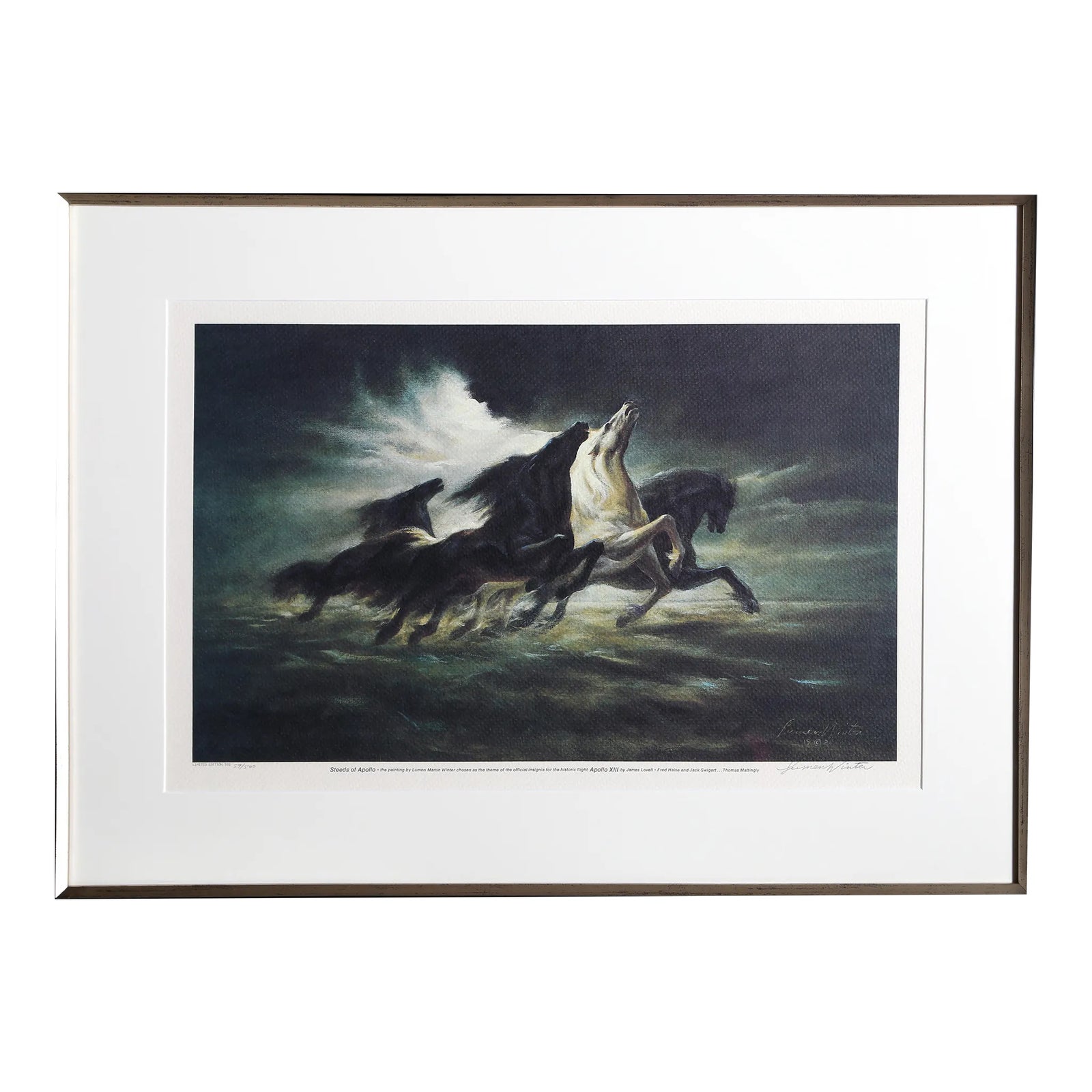 Lumen Winter, Steeds of Apollo (Apollo Xiii), Lithograph | Chairish