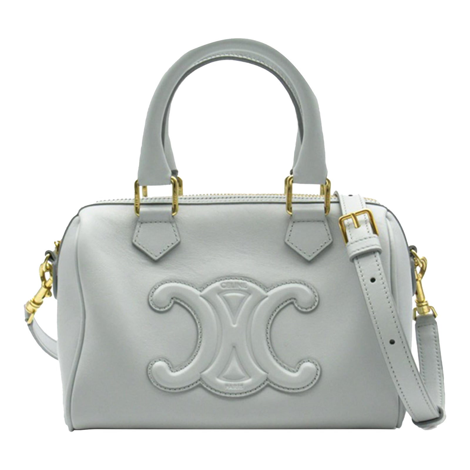 Celine Small Calfskin Triomphe Satchel | Chairish