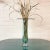 Large Brim Aqua Blue Blenko Vase | Chairish
