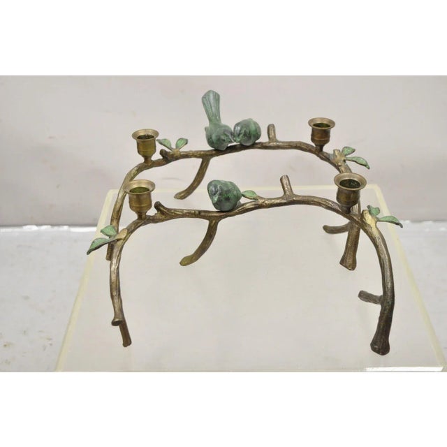 tree branch candlesticks