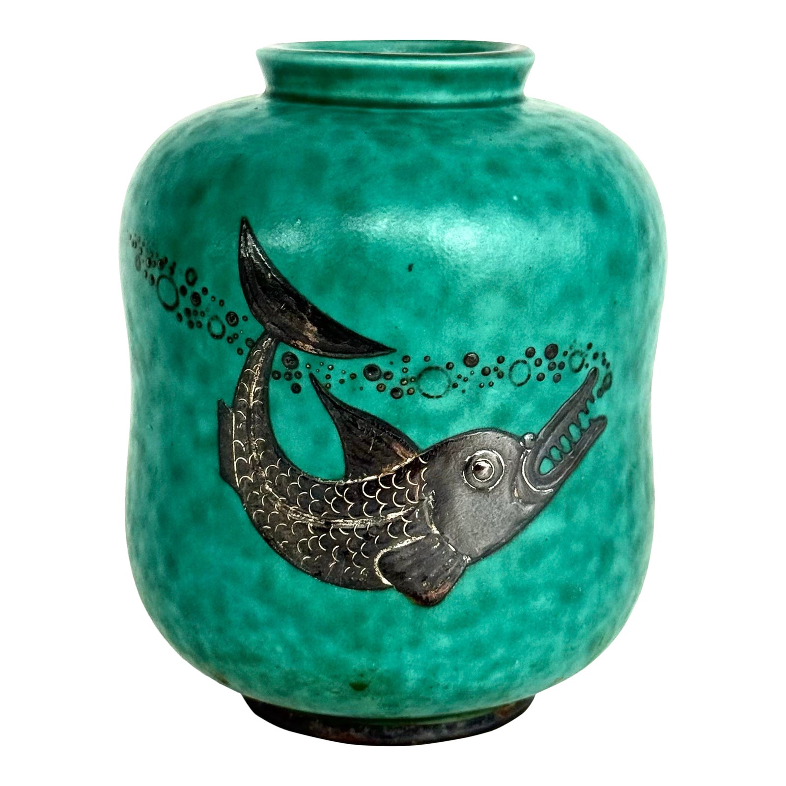 Vintage Wilhelm Kage (1889-1961) Art Deco Vase | Chairish
