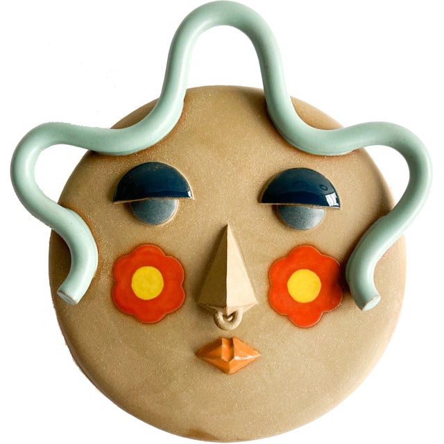 "Bloom" Ceramic Stoneware Wall Sculpture by Keavy Murphree | Chairish