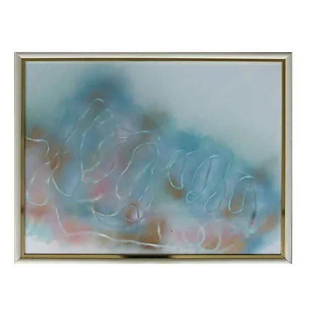 Large Gloria Allison Abstract Painting, 1989 | Chairish
