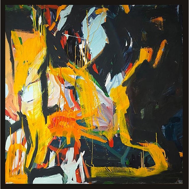 Abstract Expressionist Original Oil Painting by Rebecca Dvorak – Red ...