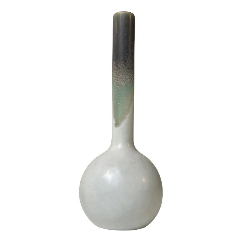 Long Neck Ceramic Vase by Peter Müller, Germany, 1970s | Chairish