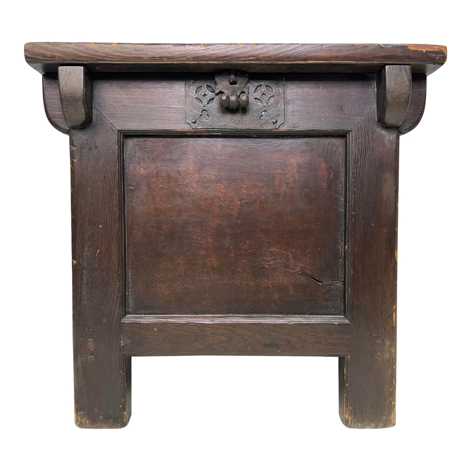Early Antique Korean Tansu Chest / Side Table | Chairish
