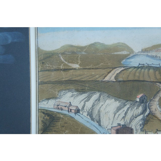 Antique 1693 John Slezer Prospect of Edinburg Dean Landscape Engraving ...