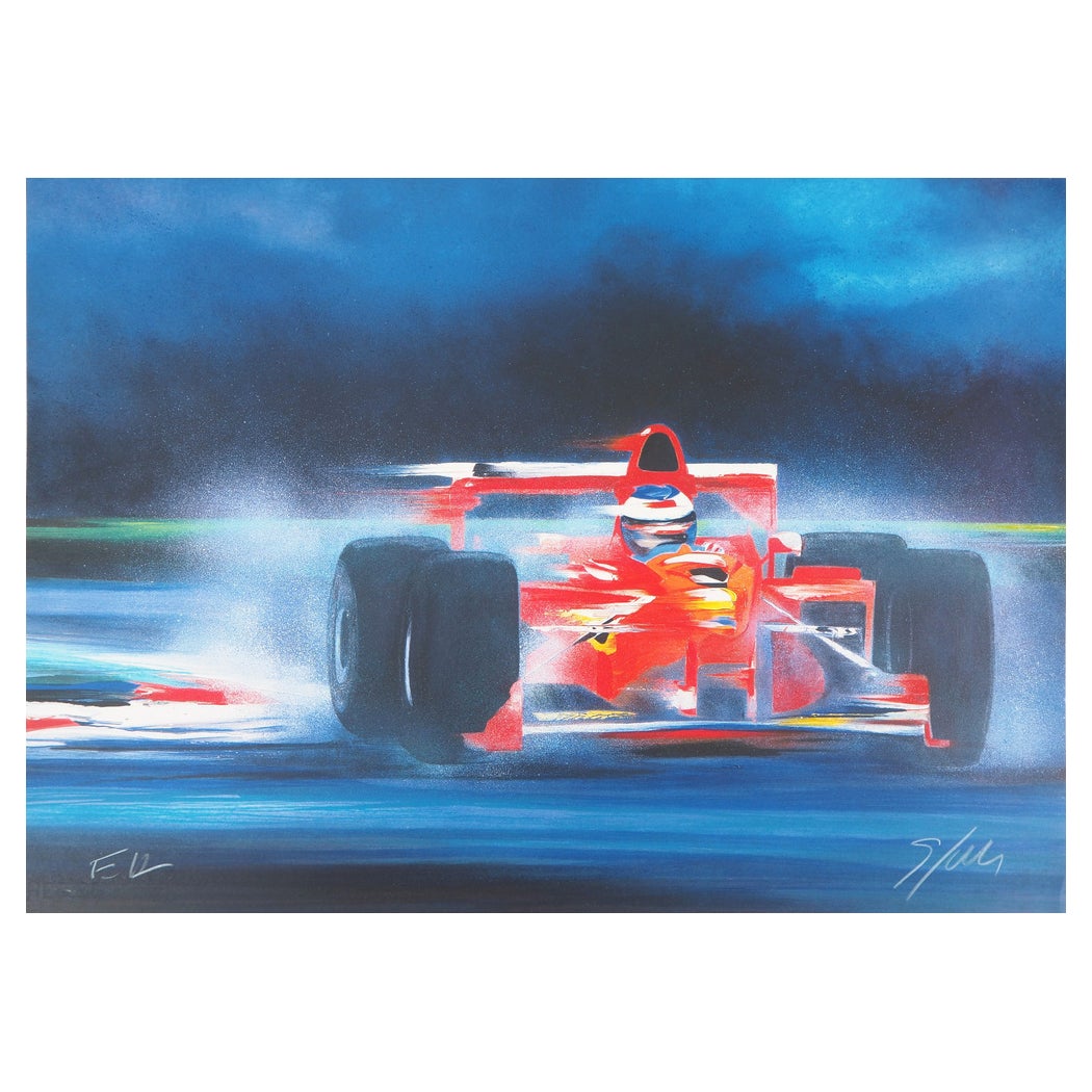 Victor Spahn, Ferrari F399, Original Lithograph | Chairish