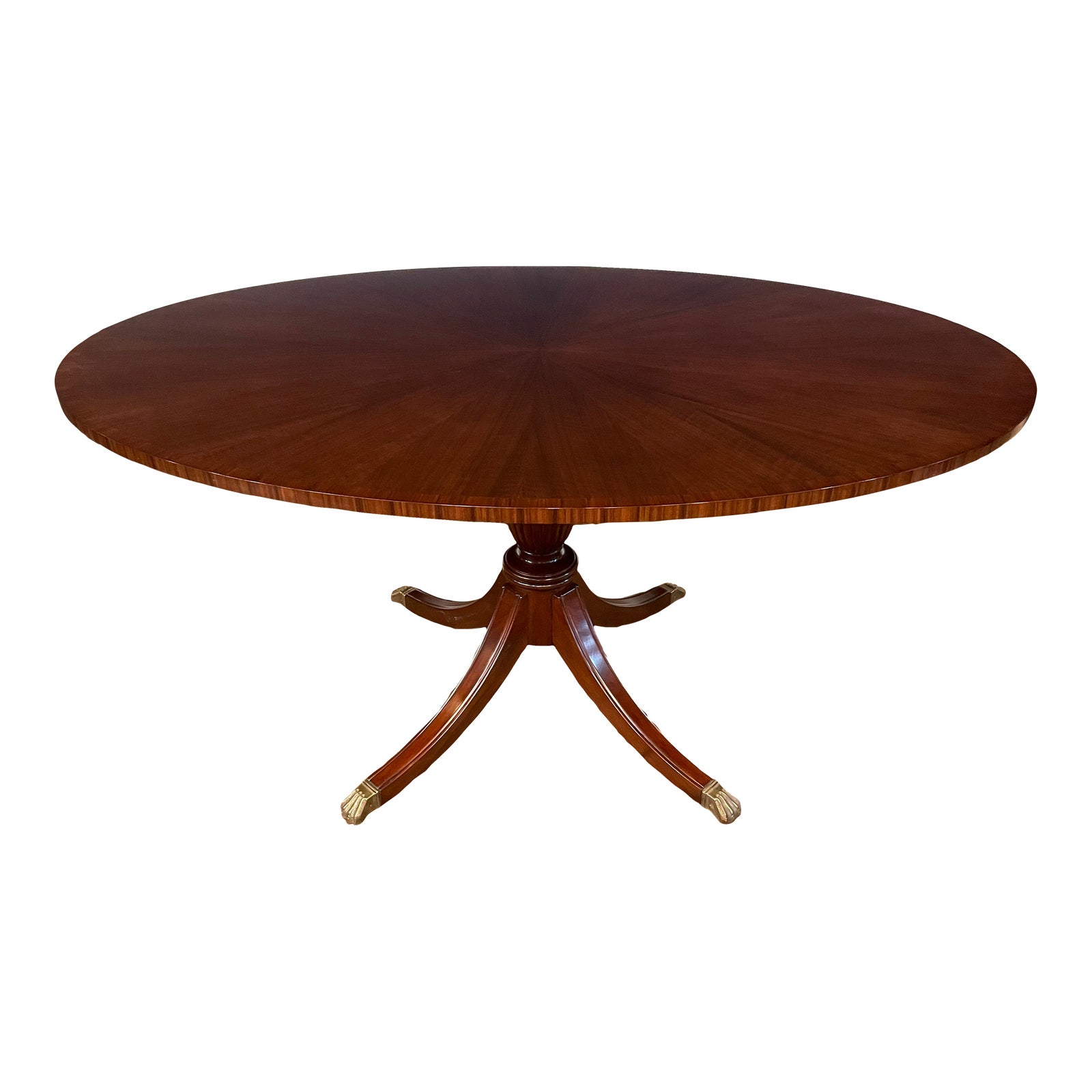 Oval Walnut Dining/Breakfast Table by Leighton Hall - Showroom Sample ...