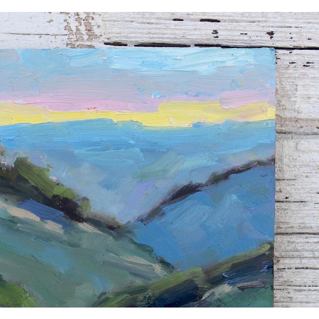 Original Oil Painting Mt. Diablo Sunset | Chairish