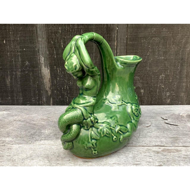 Shiwan Ware Mermaid Pitcher | Chairish
