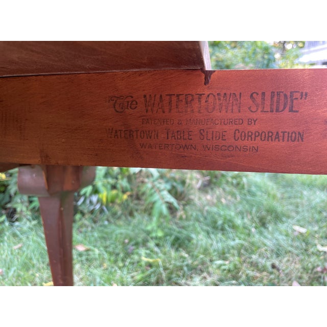 1960s Midcentury Victorian Revival Expandable Dining Table/Desk by the ...