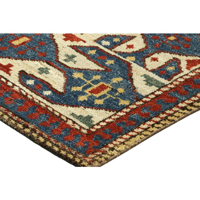 Rug & Kilim’s Caucasian Kuba Style Rug With Geometric Patterns | Chairish