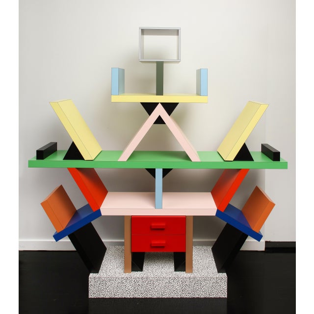 Memphis Collection "Carlton" Room Divider/Bookcase by Ettore Sottsass ...