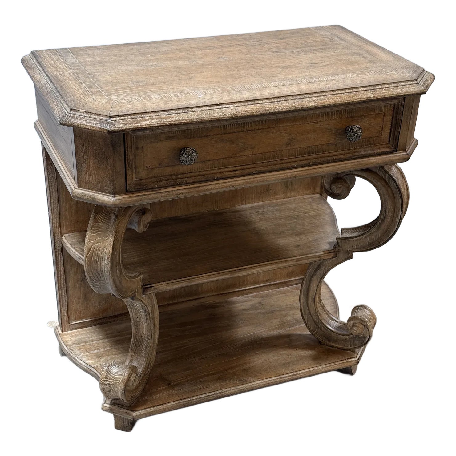 Hooker Furniture Victorian Style Night Stand | Chairish