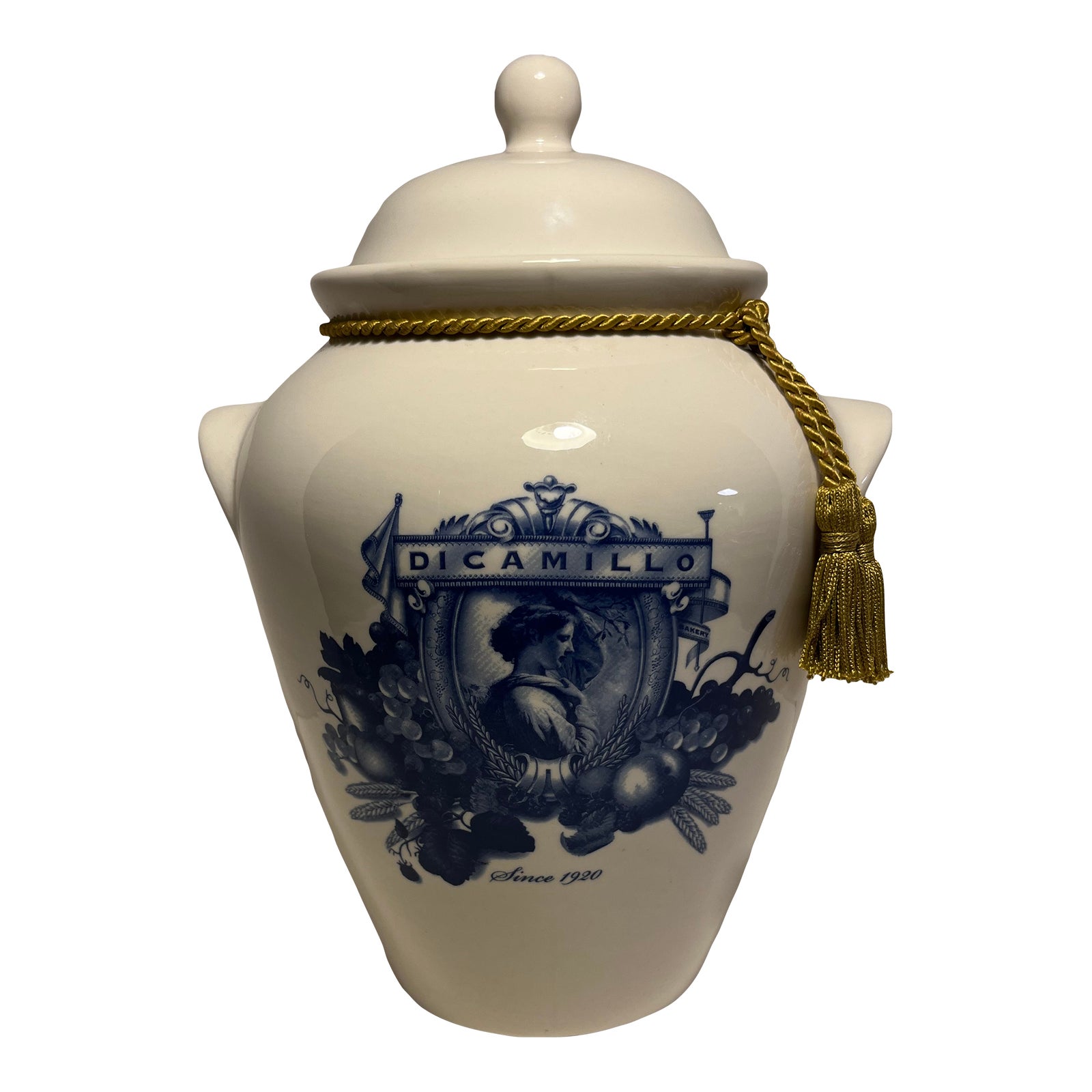 Vintage Buffalo Pottery New York Biscotti Jar Exclusively for Di ...